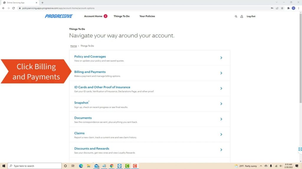 How To Pay Your Progressive Insurance Bill In Person