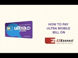 How and Where to Pay Your Ultra Mobile Bill
